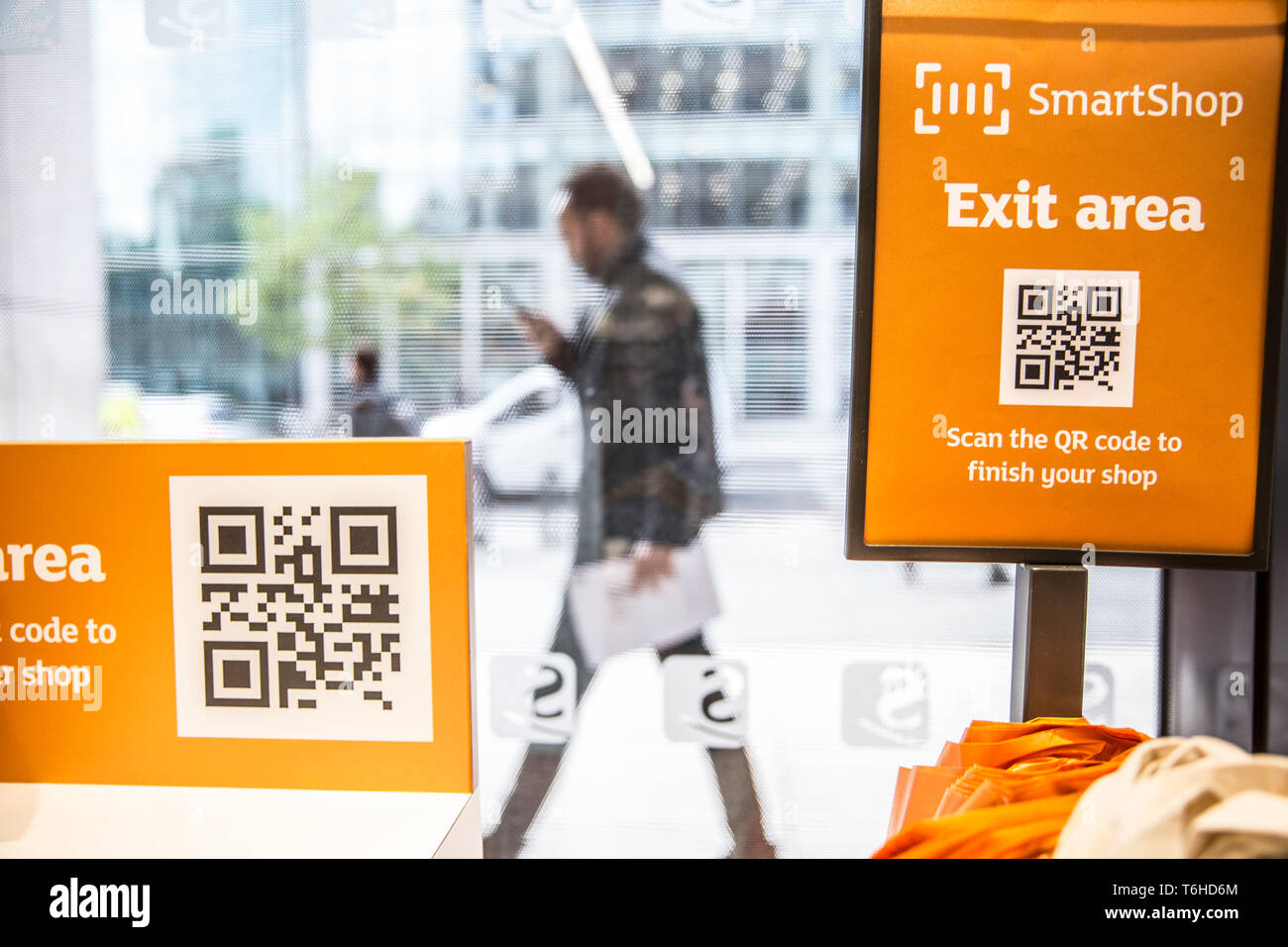 Sansbury's new "SmartShop" technology enabling shoppers to scan their ...