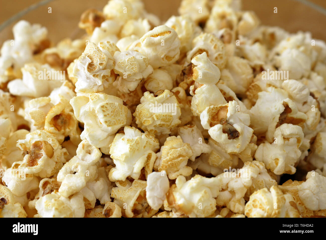 Popcorn close up background texture Stock Photo - Alamy