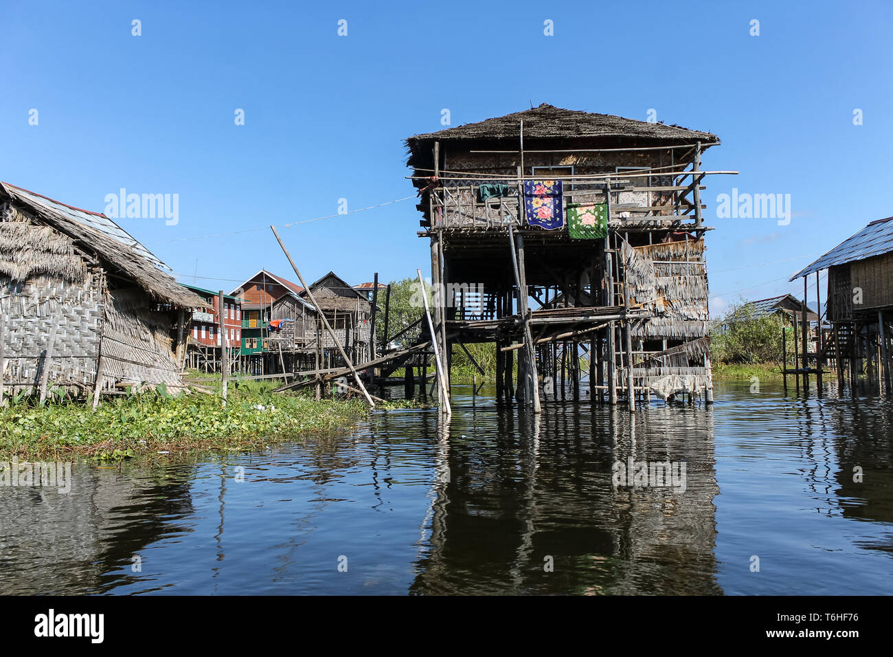 Wooden stilted houses hi-res stock photography and images - Alamy
