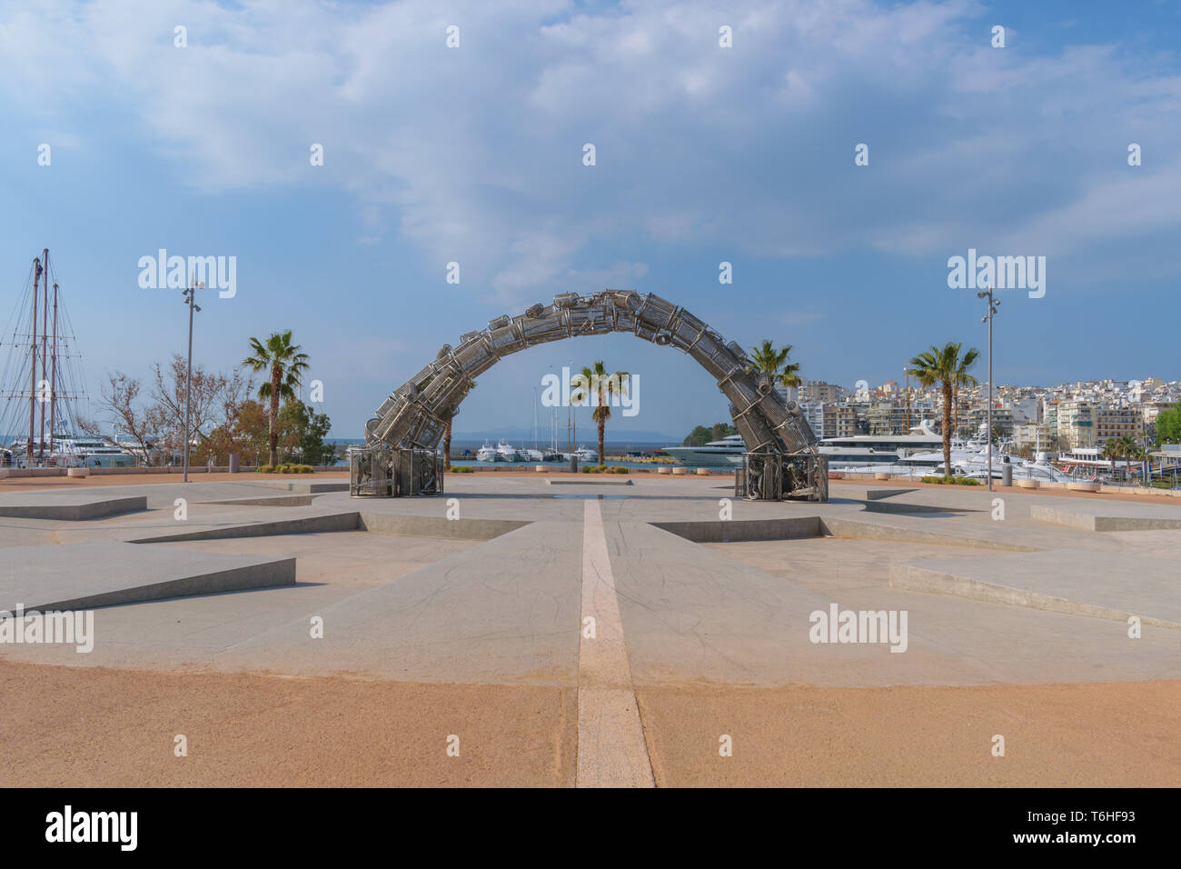 Piraeus, Greece - March 24 2019: Genocide Memorial of the Pontic Greeks ...