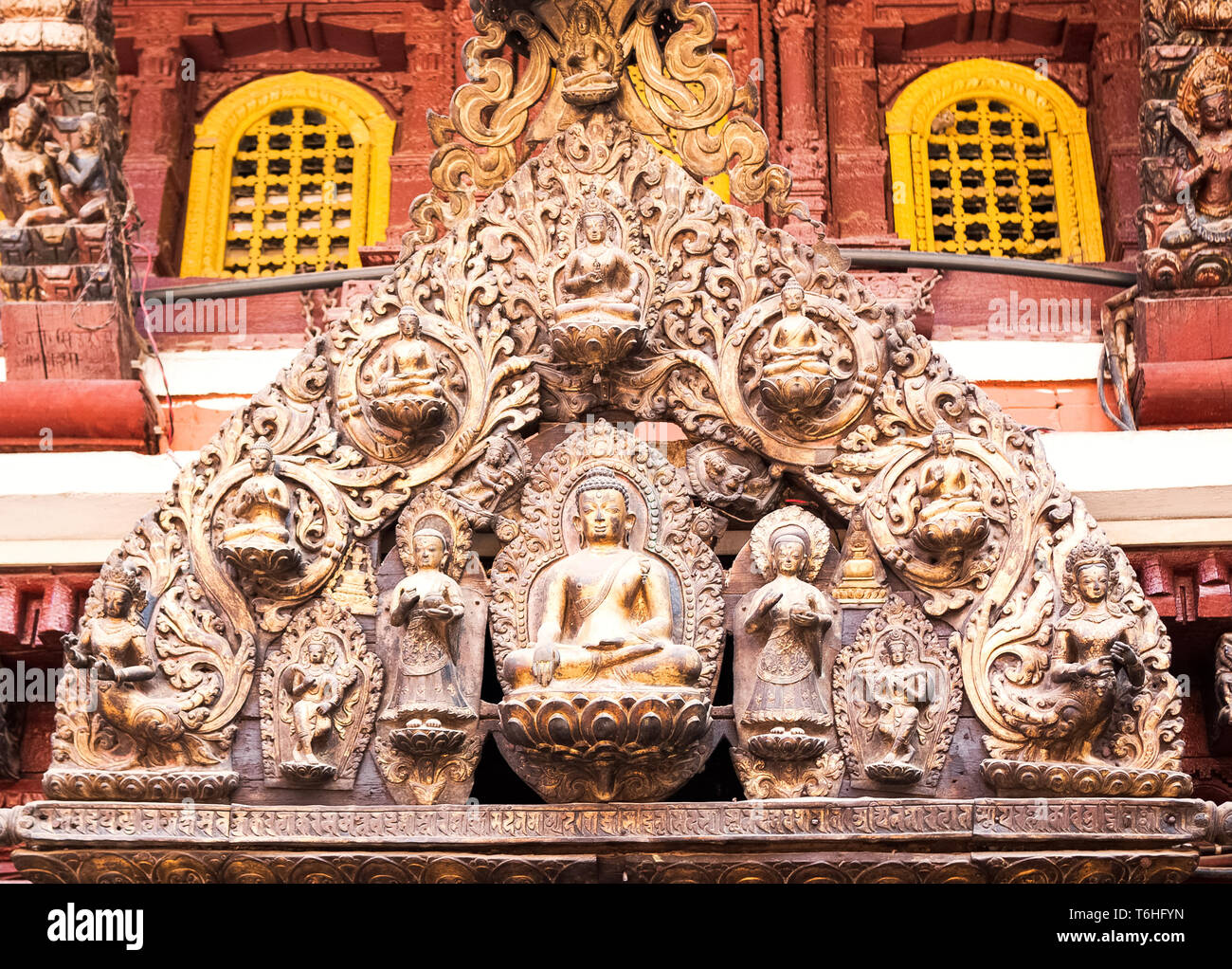 Temple in Nepal Stock Photo - Alamy