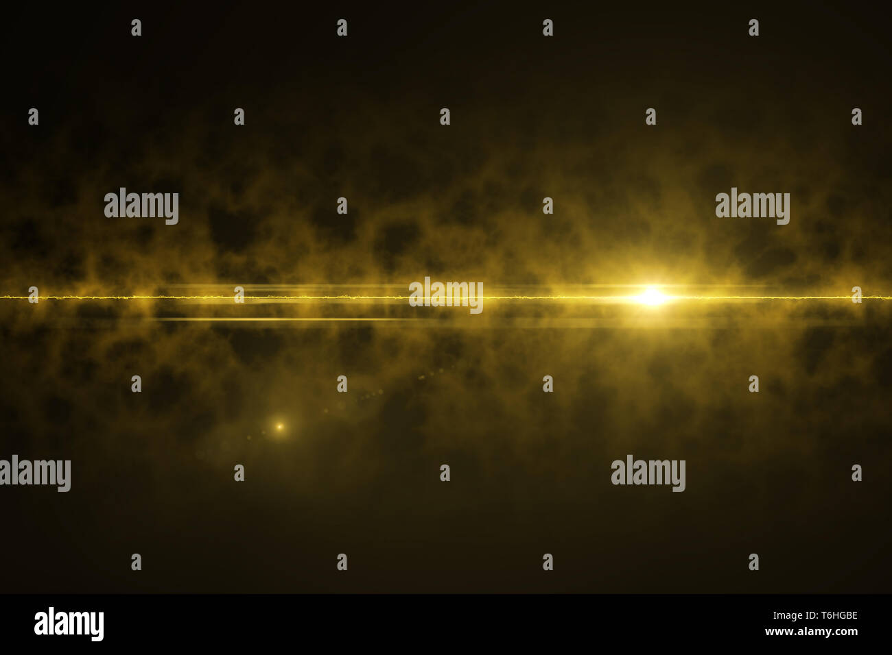 Abstract Design natural lens flare in space with texture. Rays ...