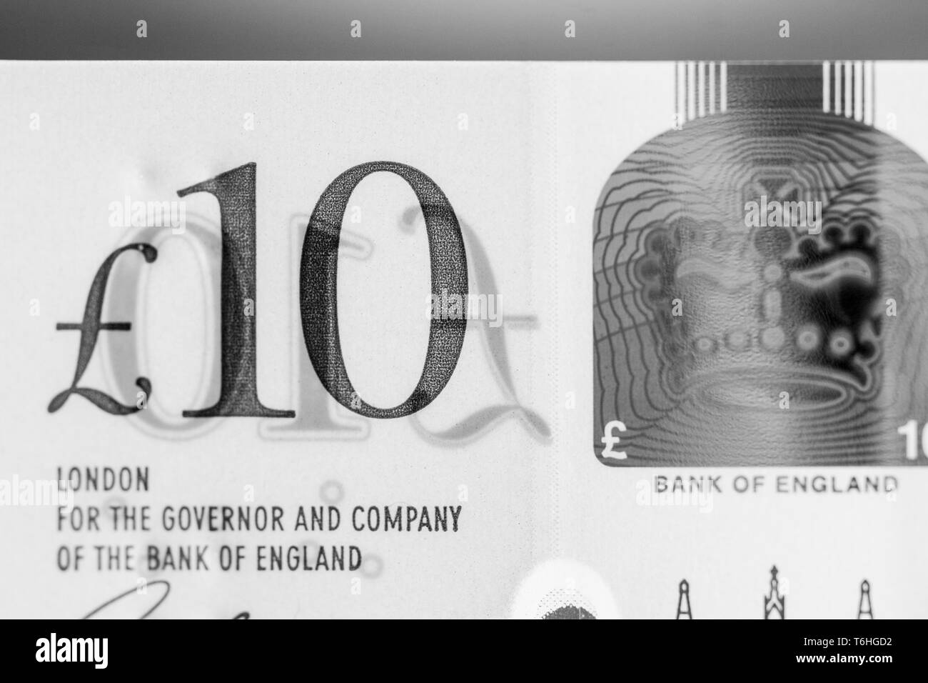 10 pound note bank of scotland hi-res stock photography and images - Alamy