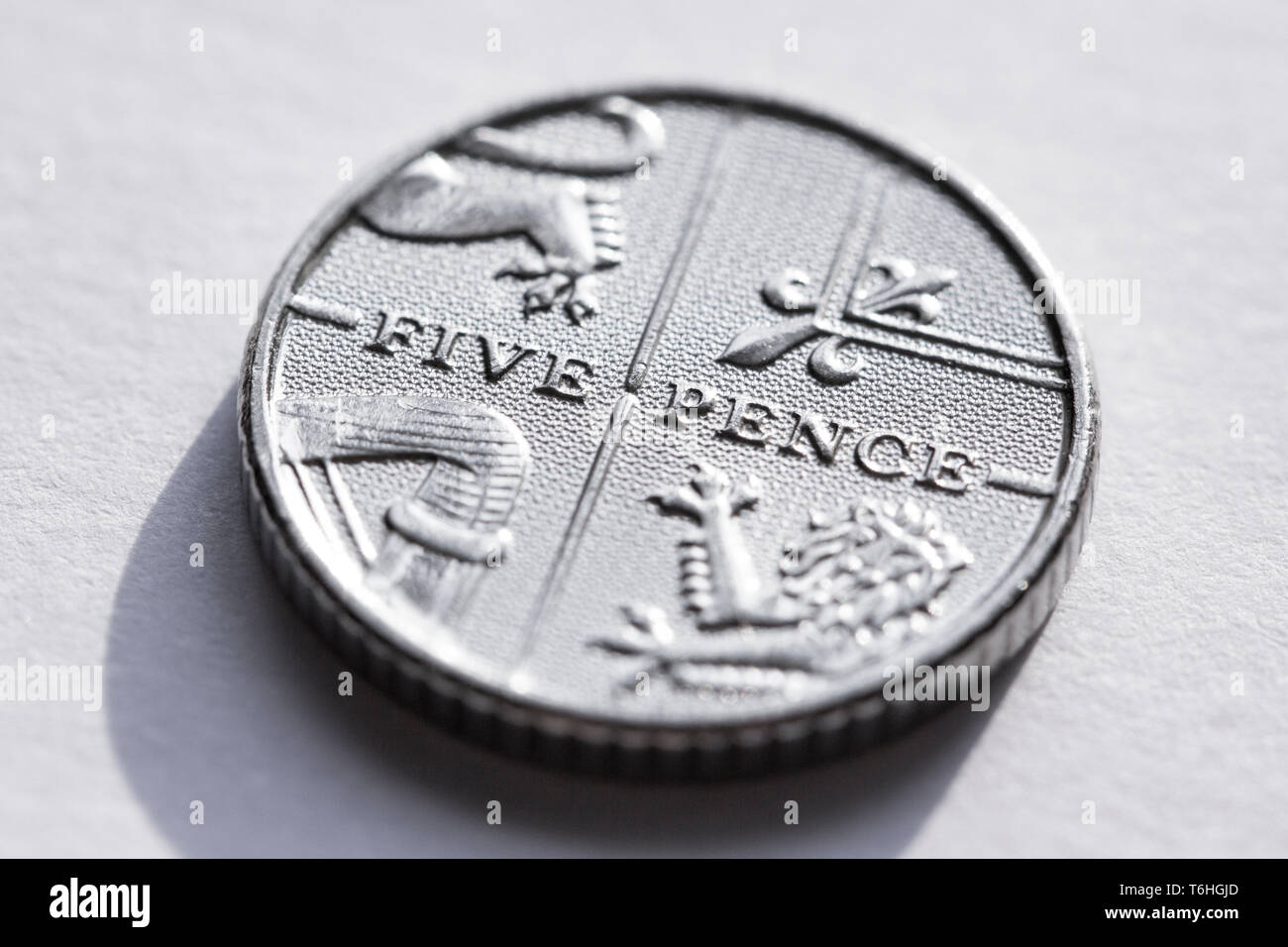 Five pence coins hi-res stock photography and images - Alamy