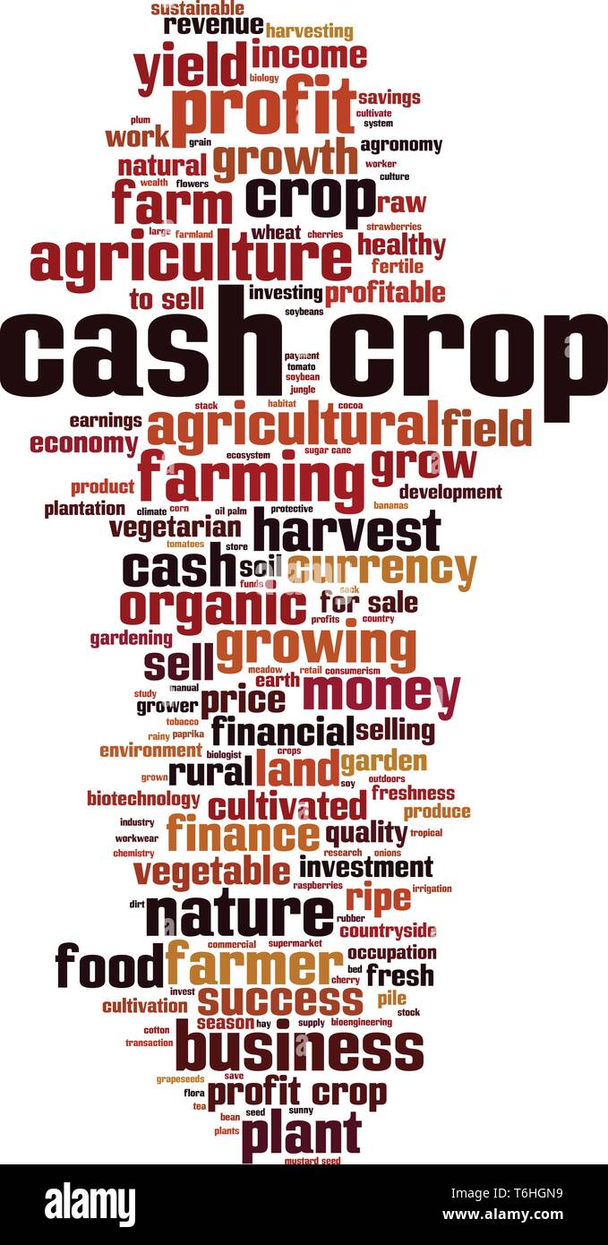 Cash crop for farmer Stock Vector Images - Alamy
