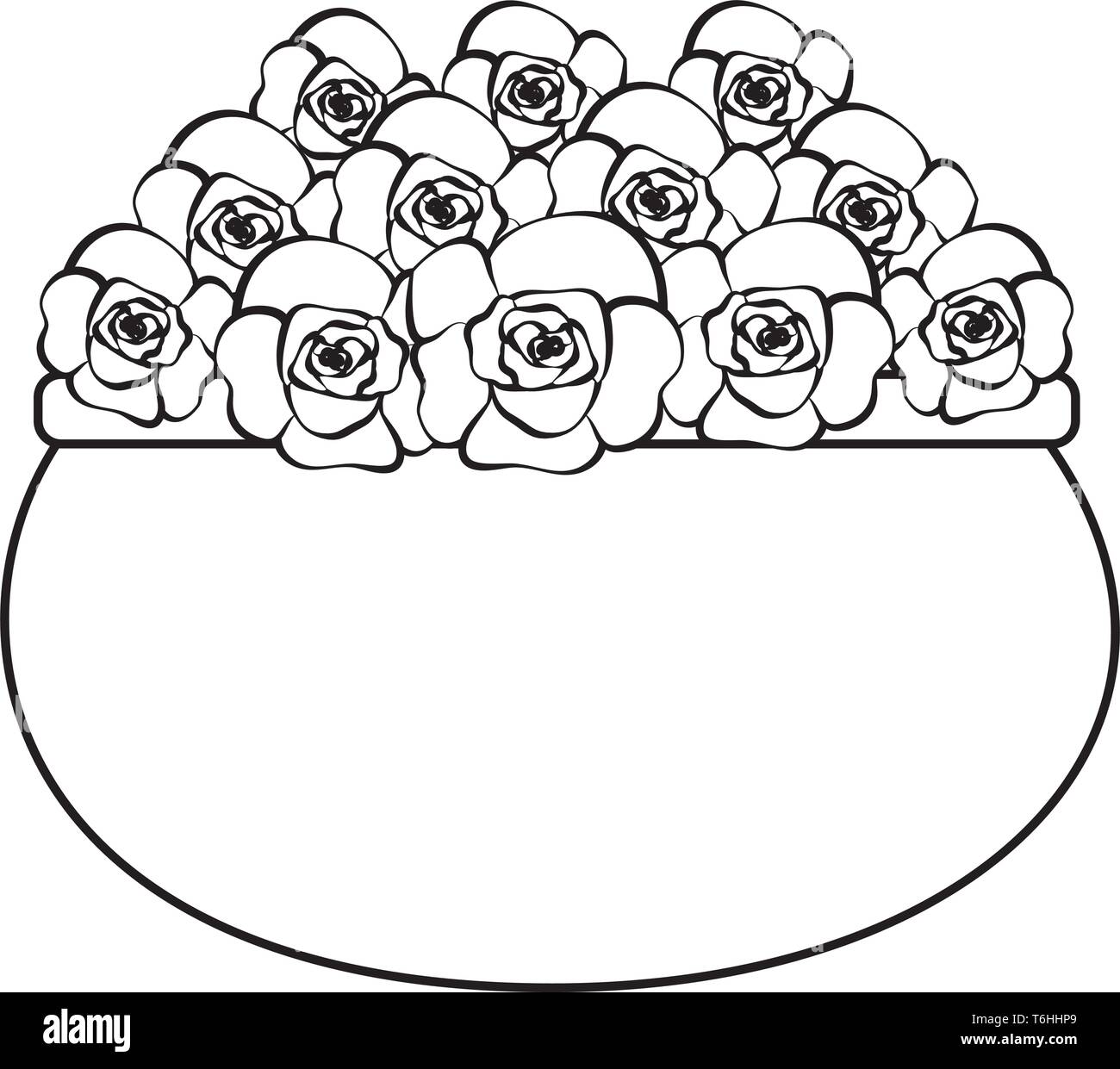 Ceramic roses Stock Vector Images - Alamy