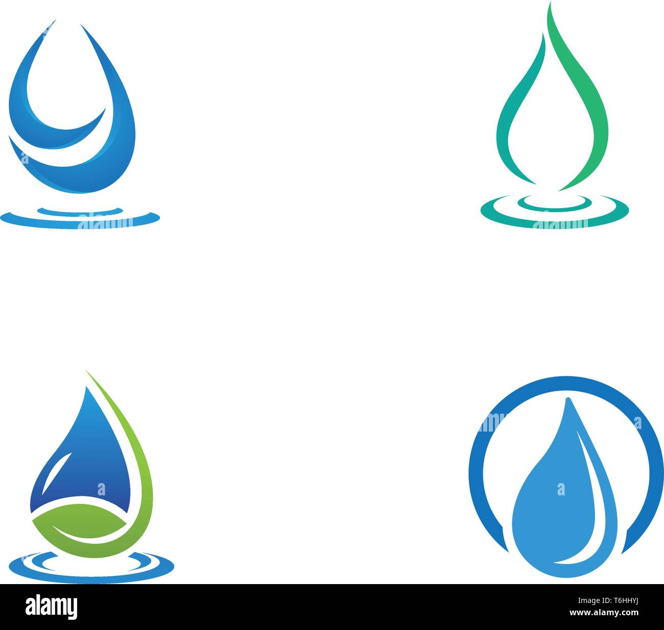 Water drop logo and symbol vector template Stock Vector Image & Art - Alamy
