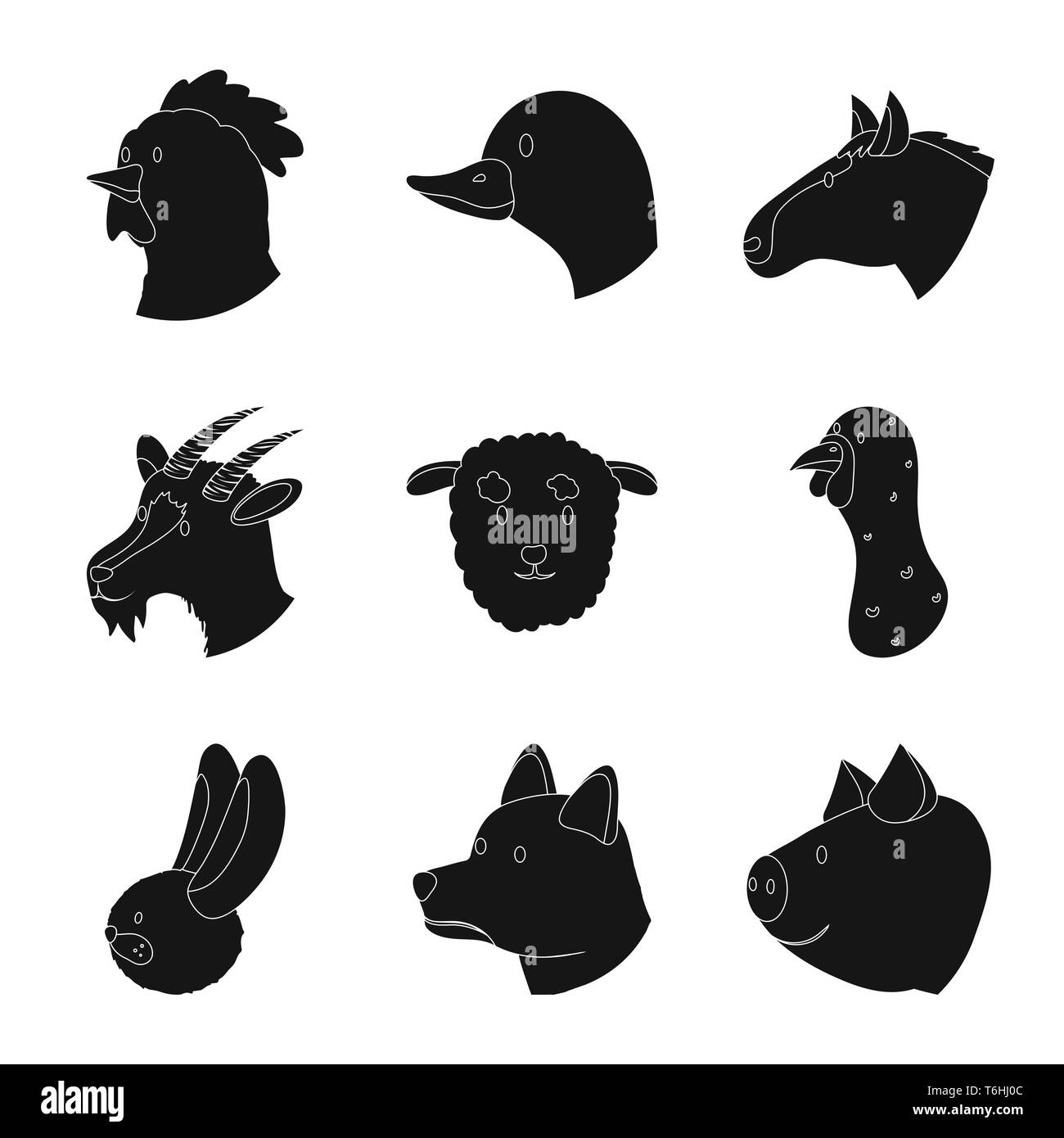 Rearing cow Black and White Stock Photos & Images - Alamy