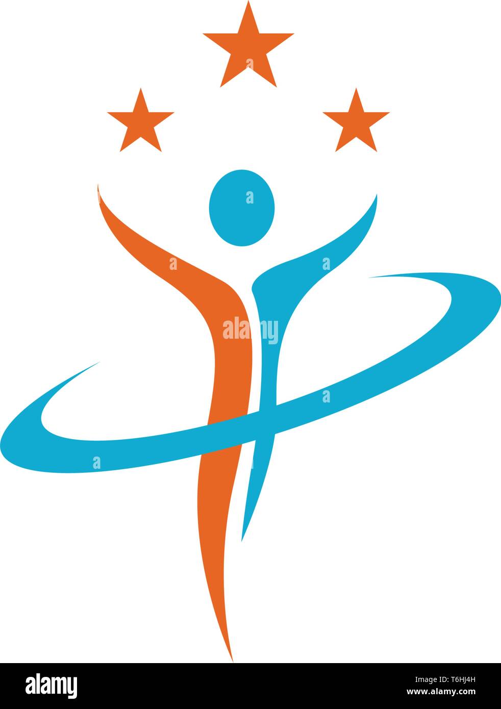 Human character logo sign illustration vector design Stock Vector Image ...