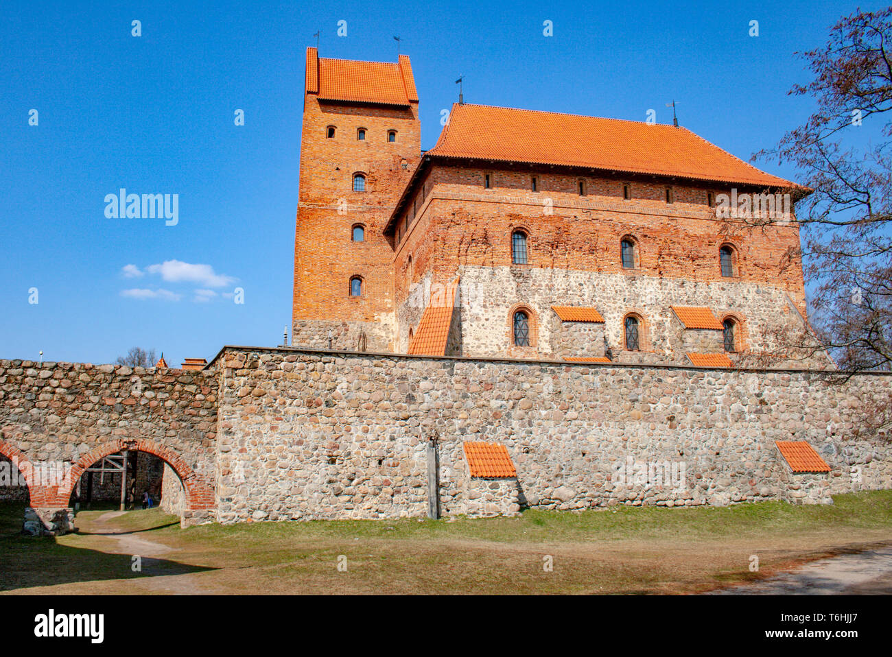Medieval castle of Trakai, Vilnius, Lithuania, Eastern Europe, located ...