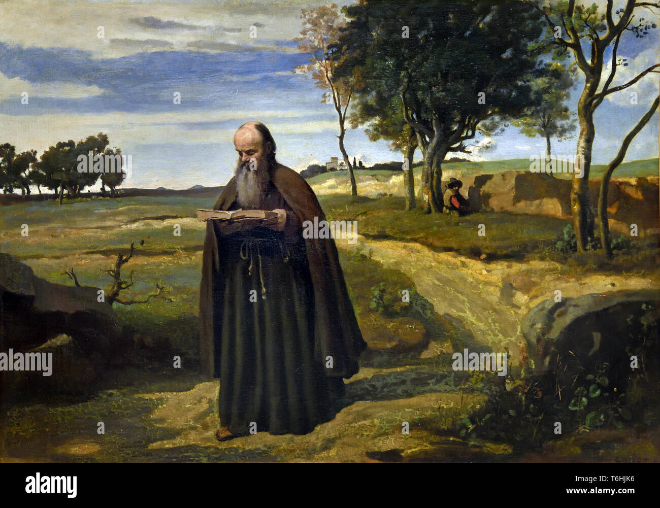 Medieval monk painting hi-res stock photography and images - Alamy