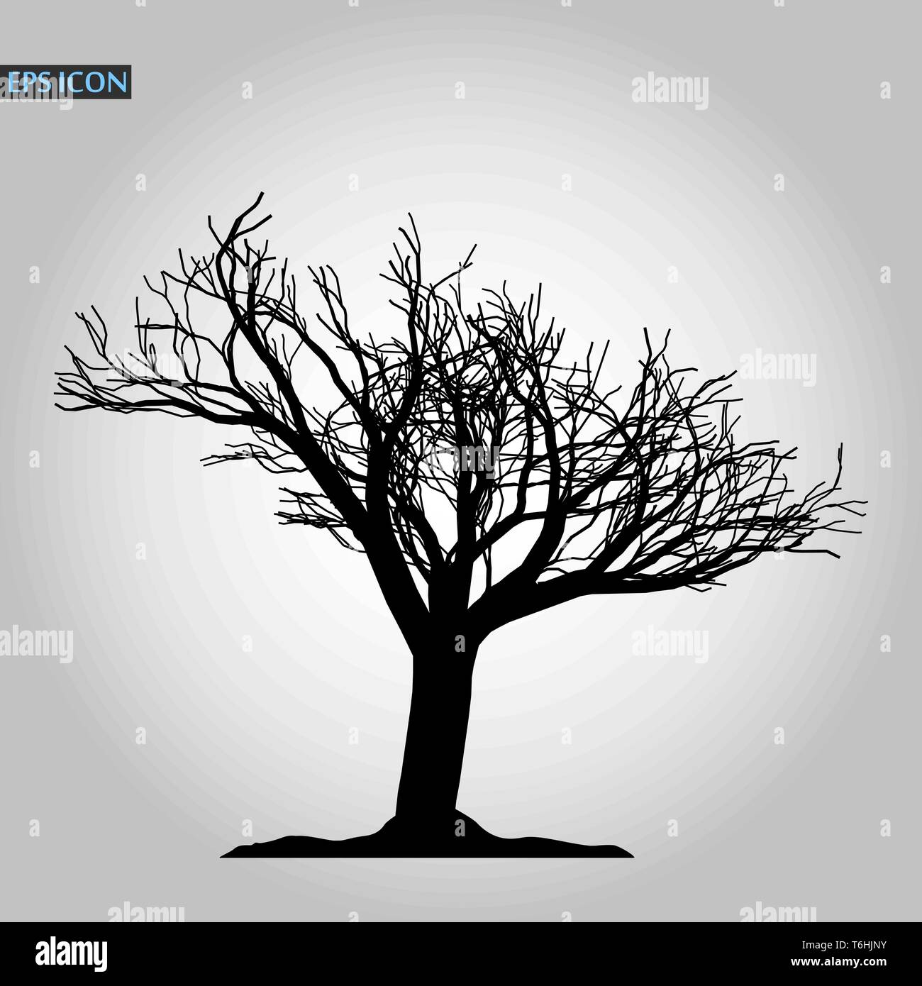 Tree icon. Forest symbol. Flat web sign on white background. Vector eps ...