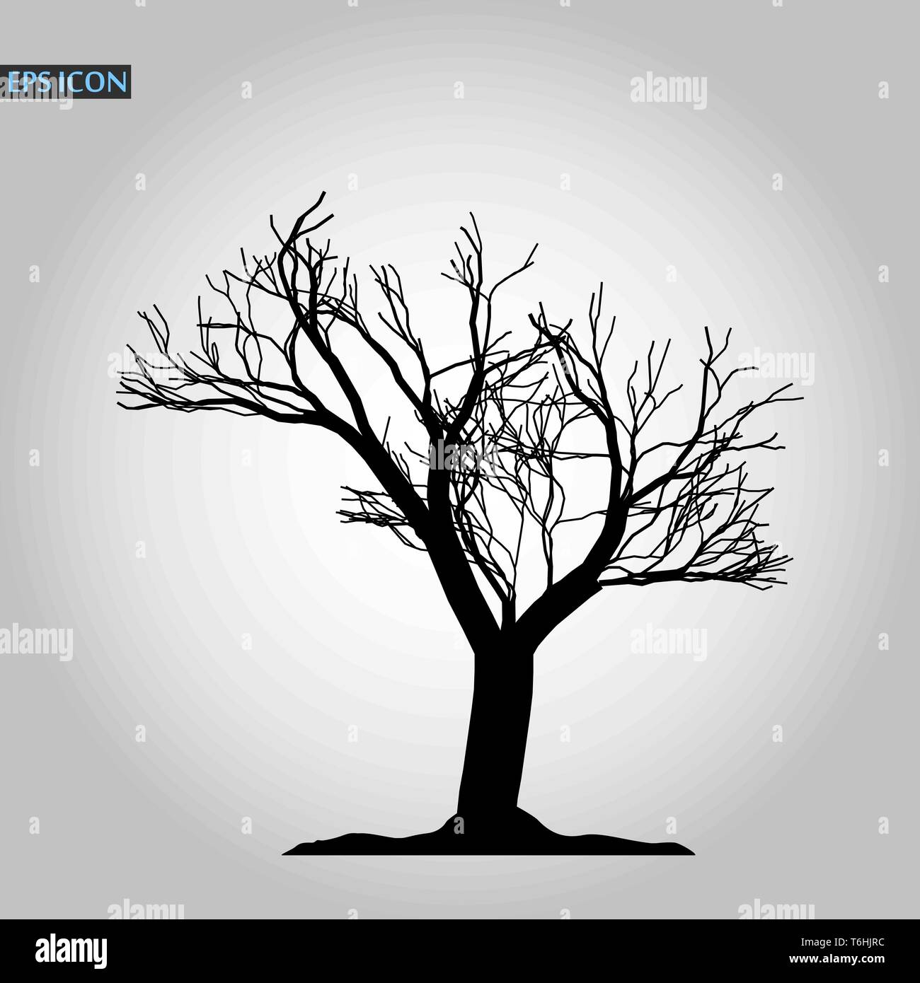 Tree icon. Forest symbol. Flat web sign on white background. Vector eps ...
