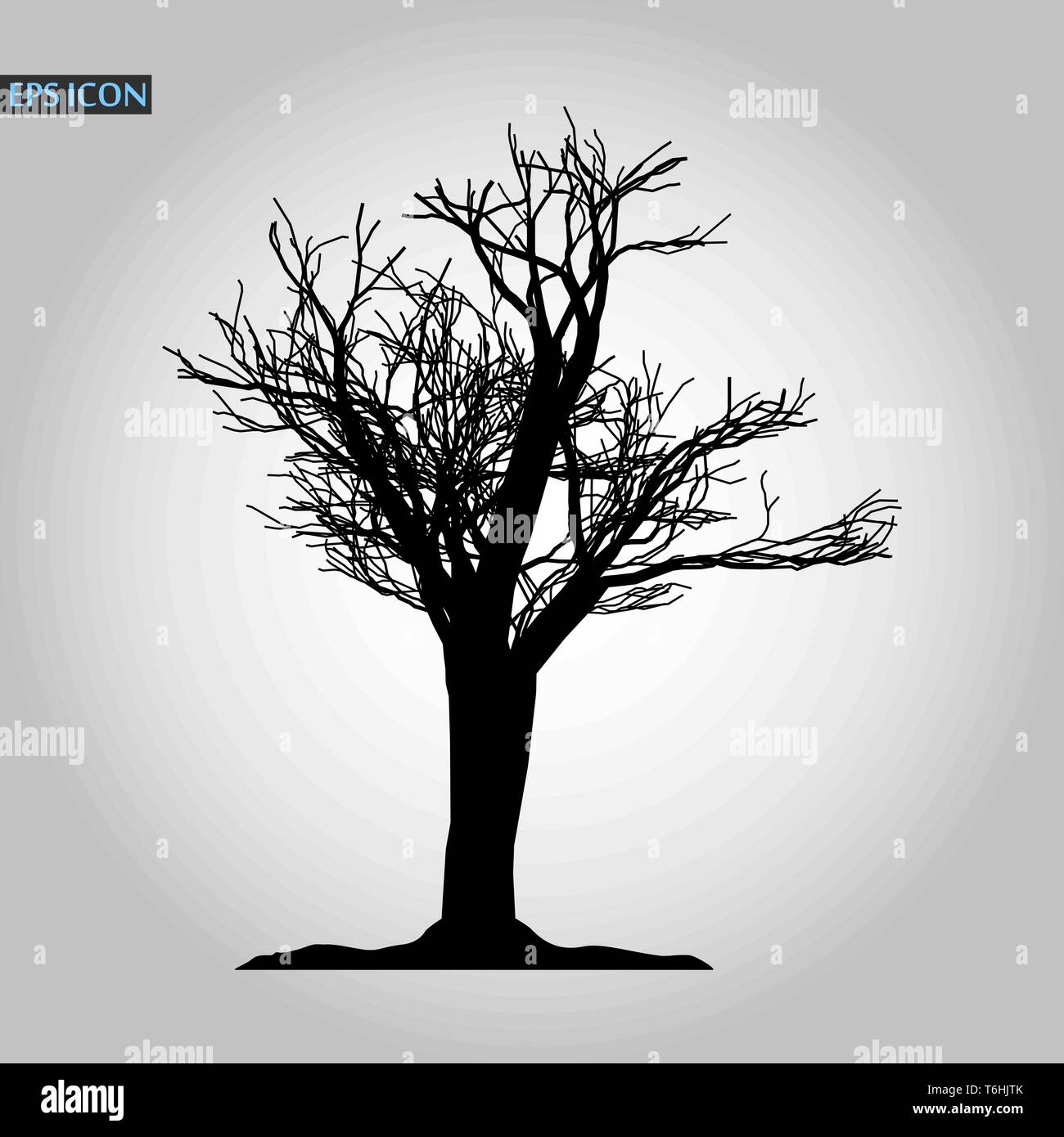 Tree icon. Forest symbol. Flat web sign on white background. Vector eps ...