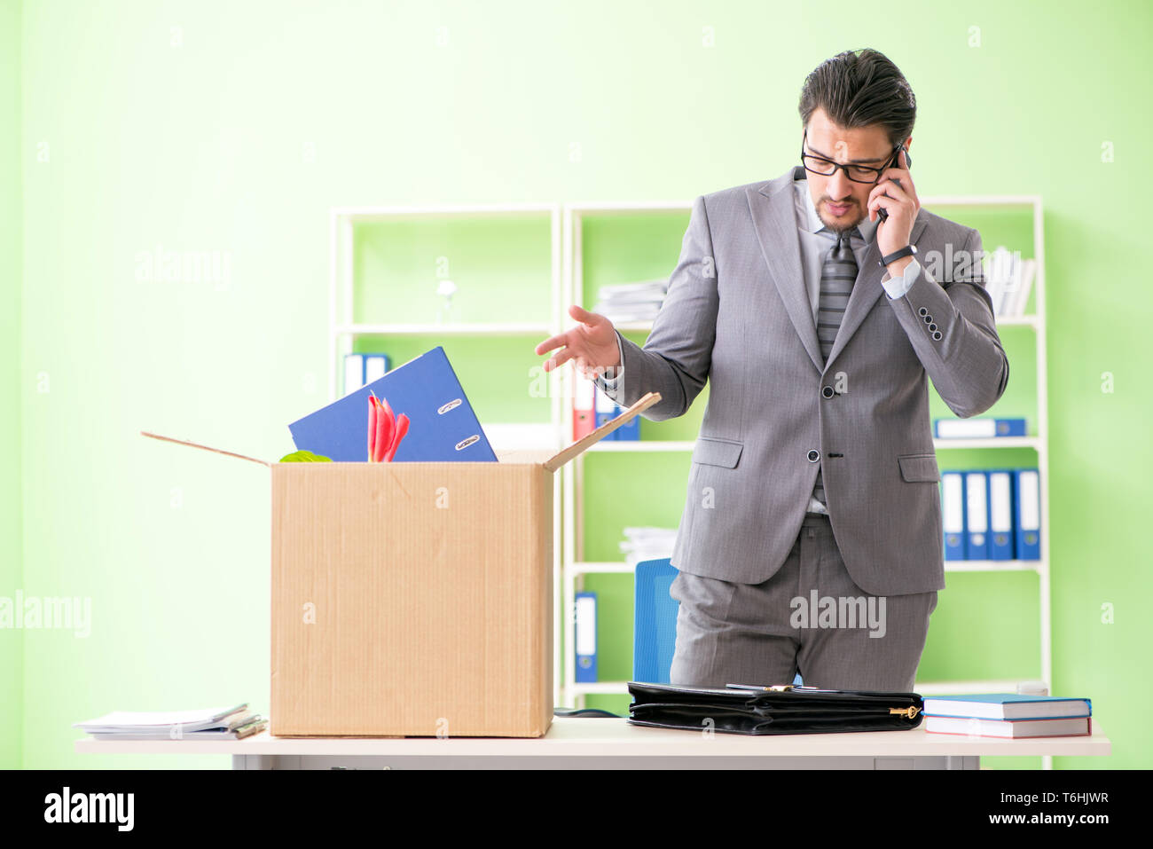 Employee talking business stuff hi-res stock photography and images - Alamy