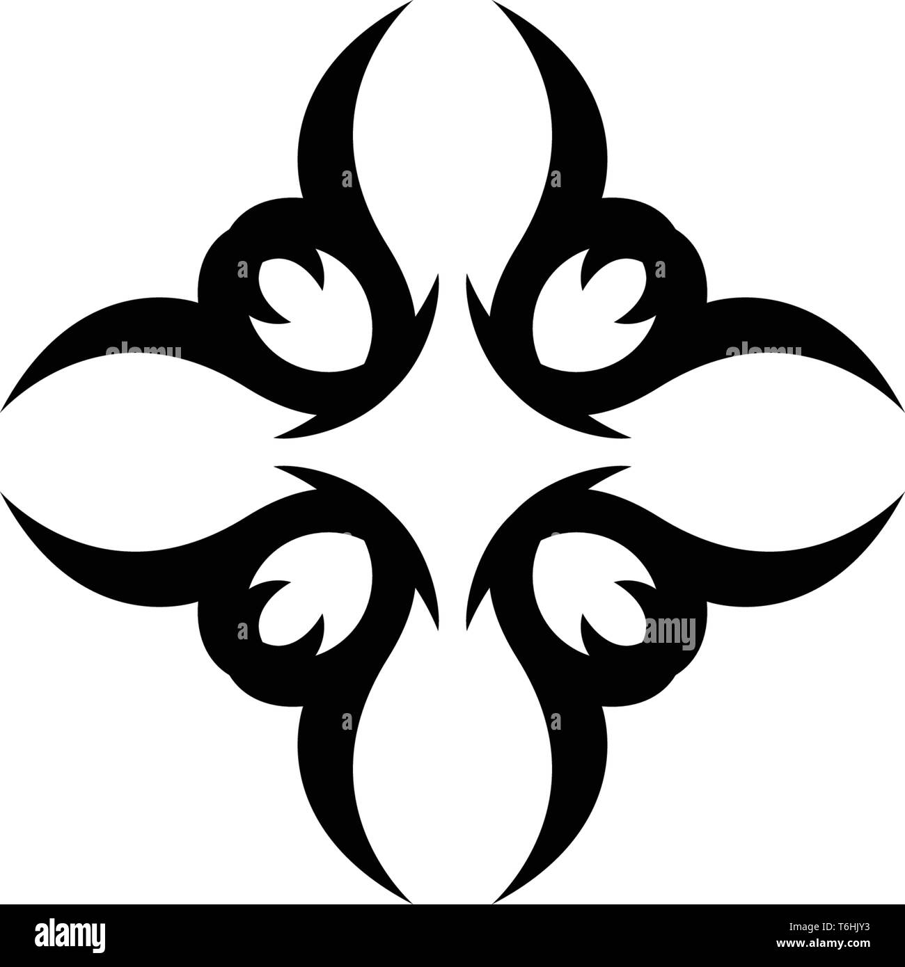 Tatto black vector Stock Vector Image & Art - Alamy