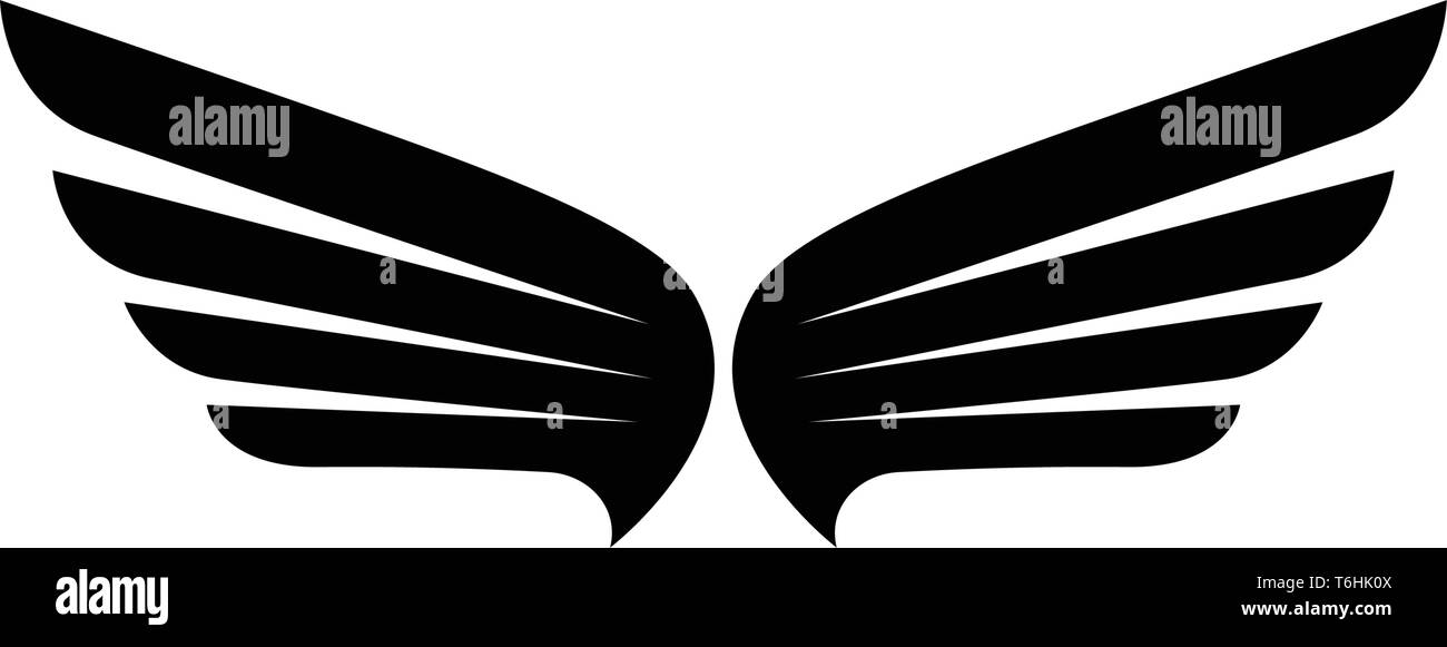 Wing Bird Logo Template Stock Vector Image & Art - Alamy