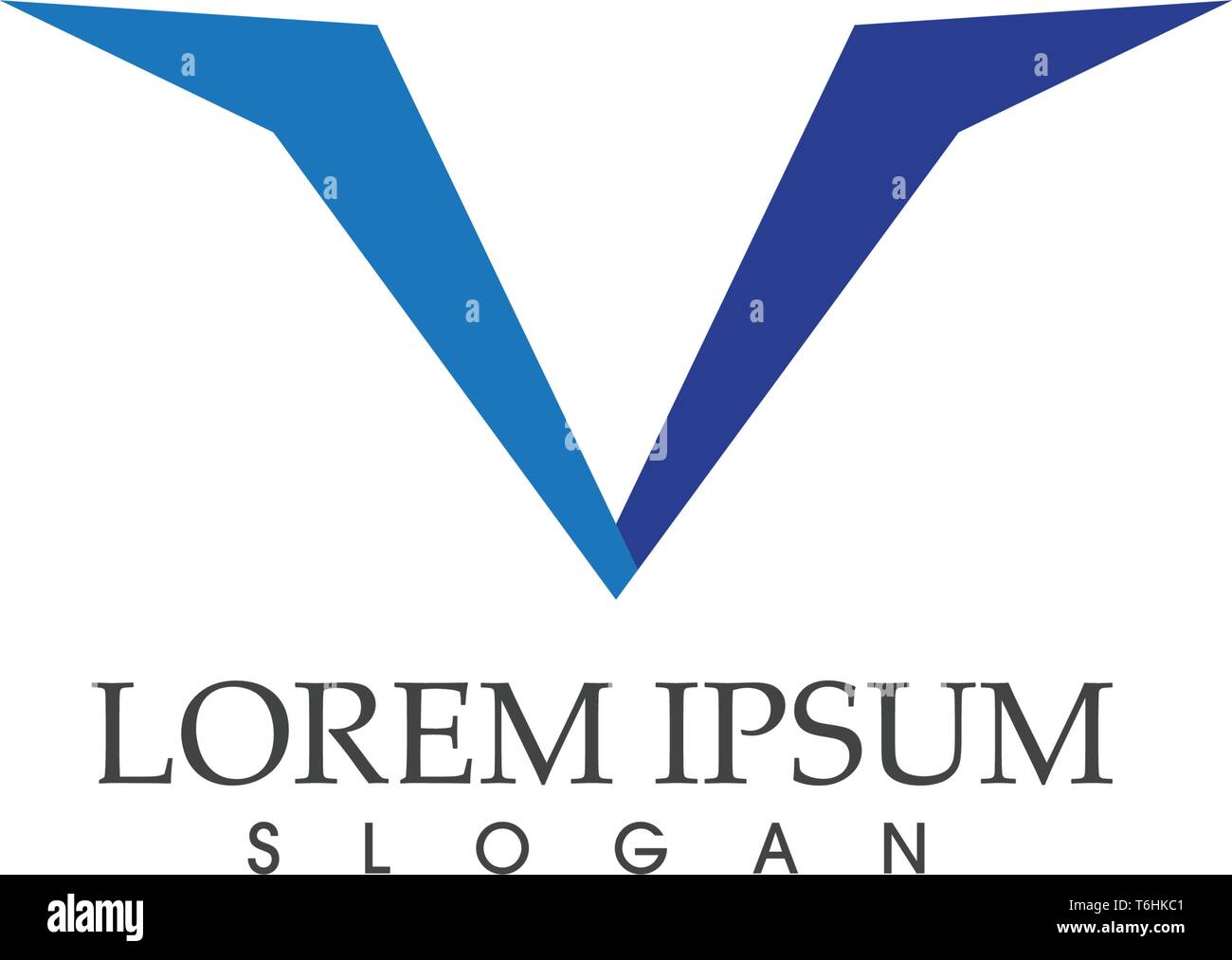 V letters business logo and symbols template Stock Vector Image & Art ...