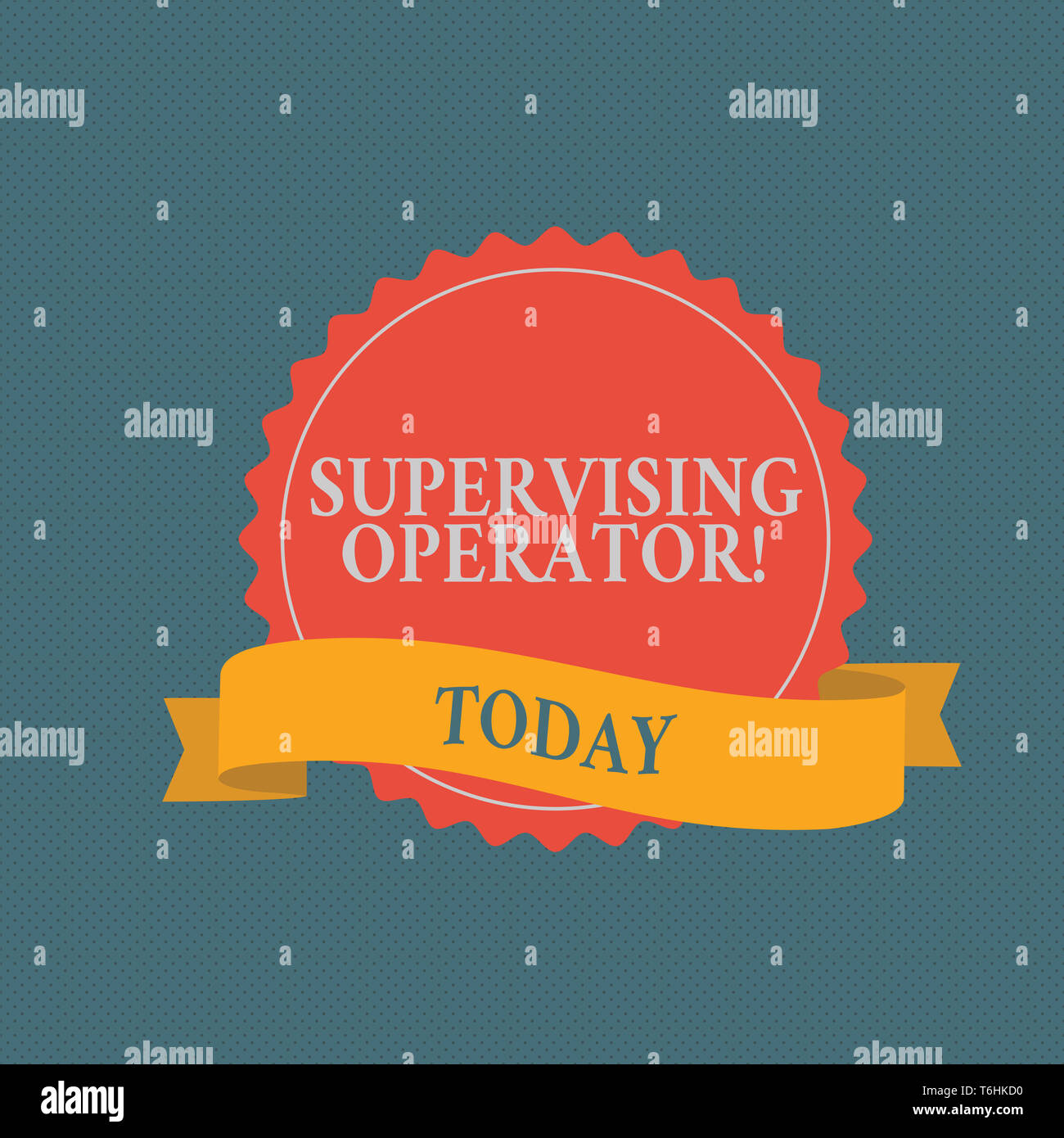 Writing note showing Supervising Operator. Business concept for ...