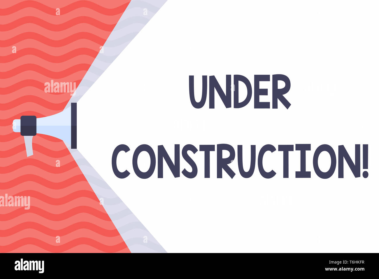 Handwriting text Under Construction. Conceptual photo project that is ...