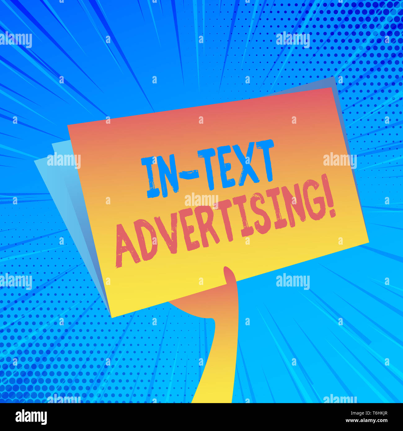 Handwriting text In Text Advertising. Conceptual photo advertisement on ...