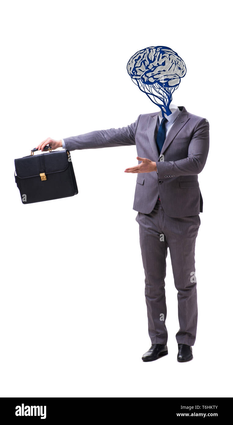 Man in artificial intelligence concept Stock Photo - Alamy