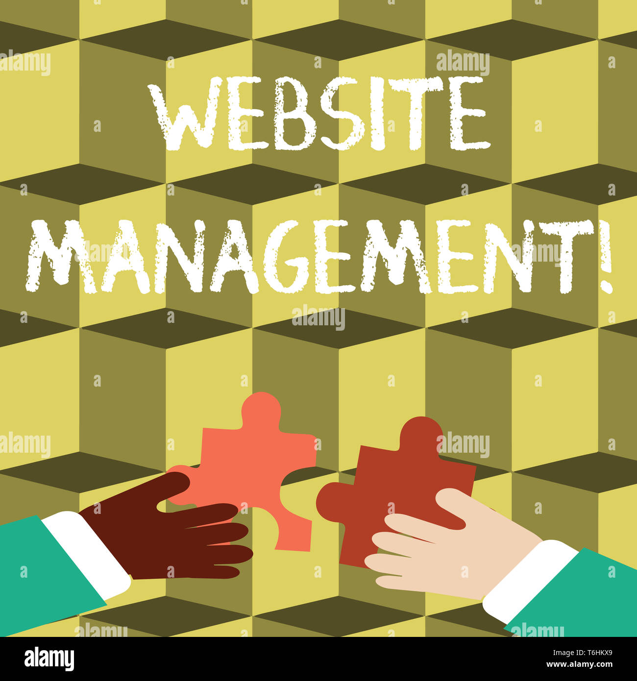 Writing note showing Website Management. Business concept for control ...