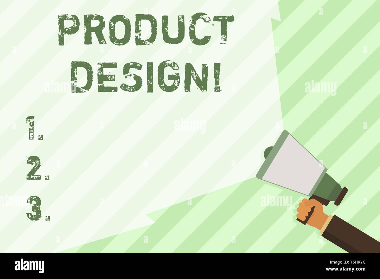 Word writing text Product Design. Business photo showcasing process of creating or improving a ...