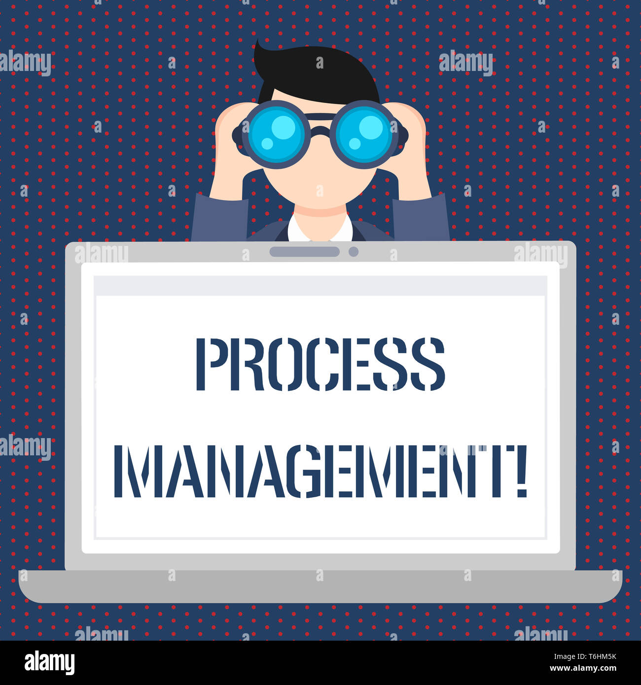 Handwriting Text Process Management Conceptual Photo Aligning Processes With An Organization S