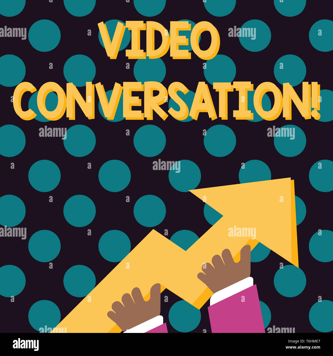 Word writing text Video Conversation. Business photo showcasing ...
