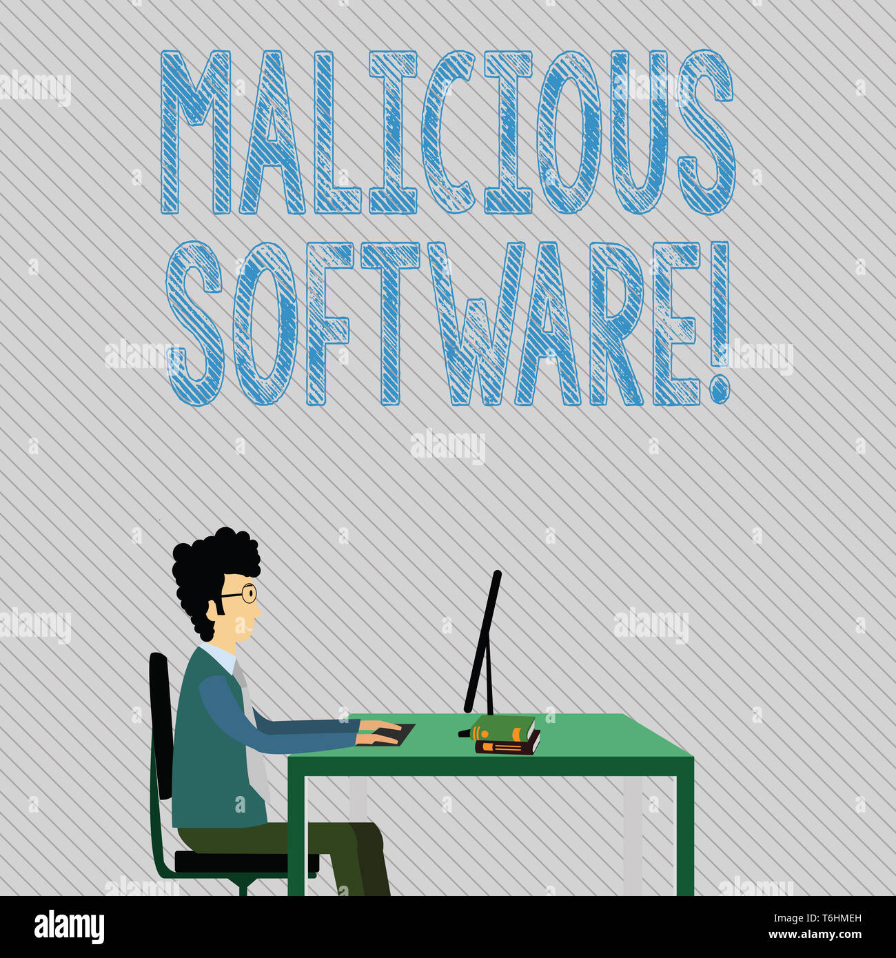 Text sign showing Malicious Software. Business photo showcasing the ...