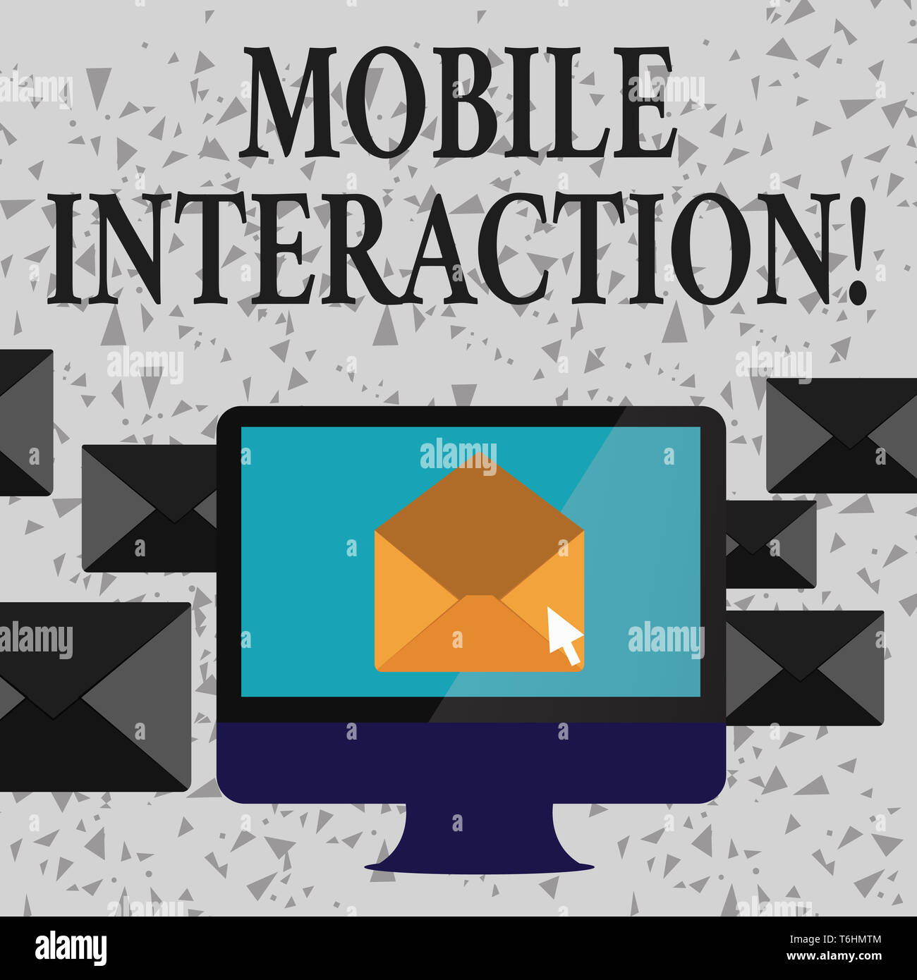 Word writing text Mobile Interaction. Business photo showcasing the ...