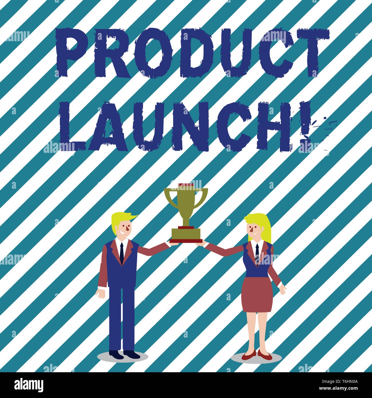 Handwriting text writing Product Launch. Conceptual photo process to ...