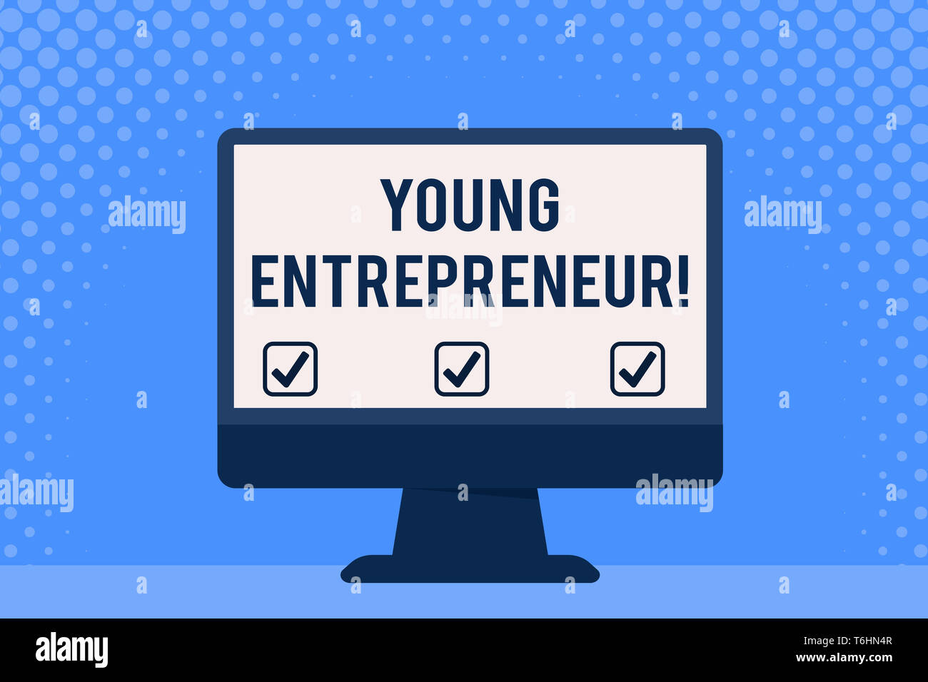 Conceptual hand writing showing Young Entrepreneur. Concept meaning ...