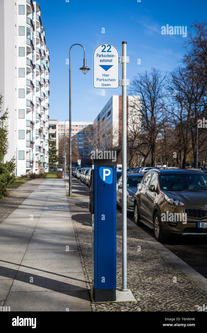 A parking meter in Berlin, Germany Stock Photo - Alamy