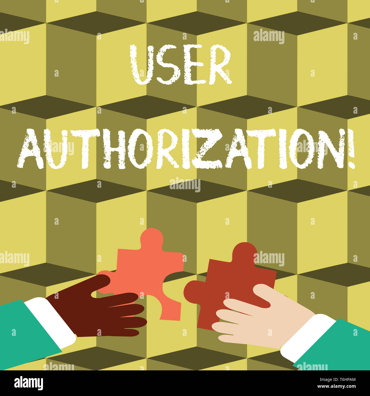 Writing Note Showing User Authorization Business Concept For Security