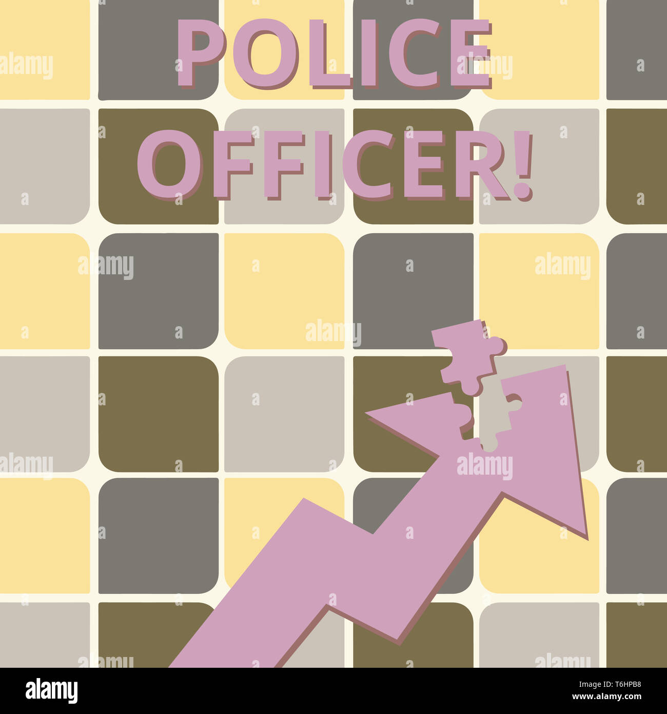 Word writing text Police Officer. Business photo showcasing a ...