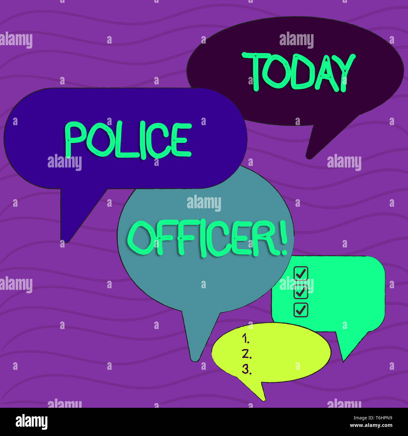 Conceptual hand writing showing Police Officer. Concept meaning a ...