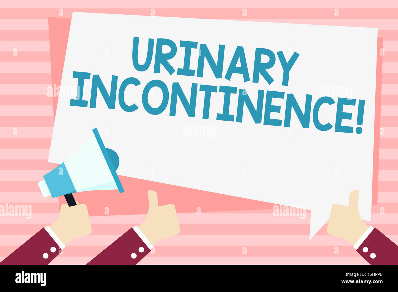 Handwriting text Urinary Incontinence. Conceptual photo uncontrolled ...