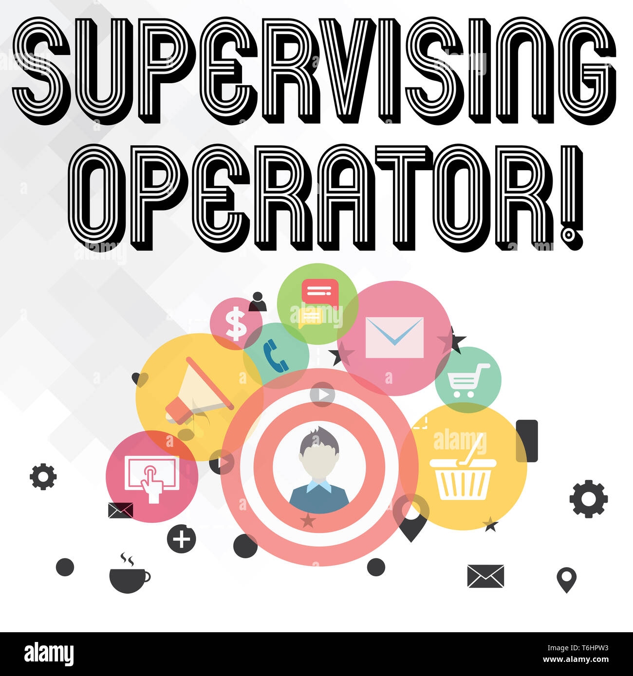 Handwriting text writing Supervising Operator. Conceptual photo ...