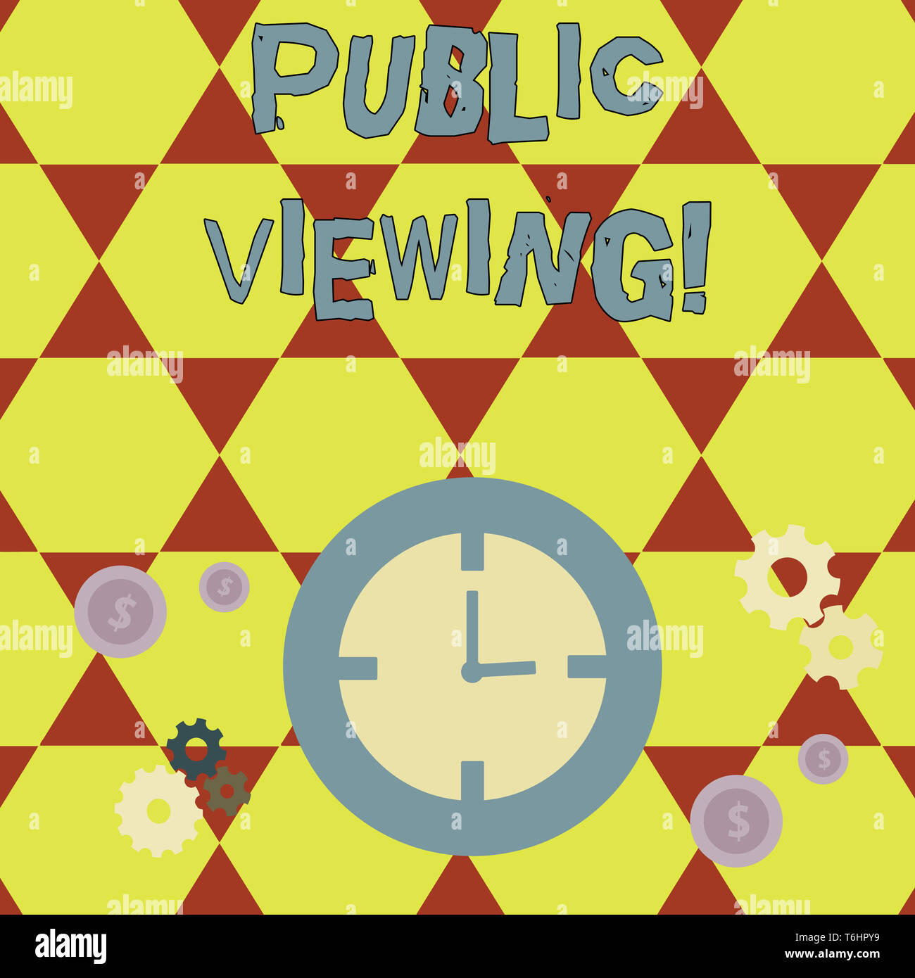 Conceptual hand writing showing Public Viewing. Concept meaning ...
