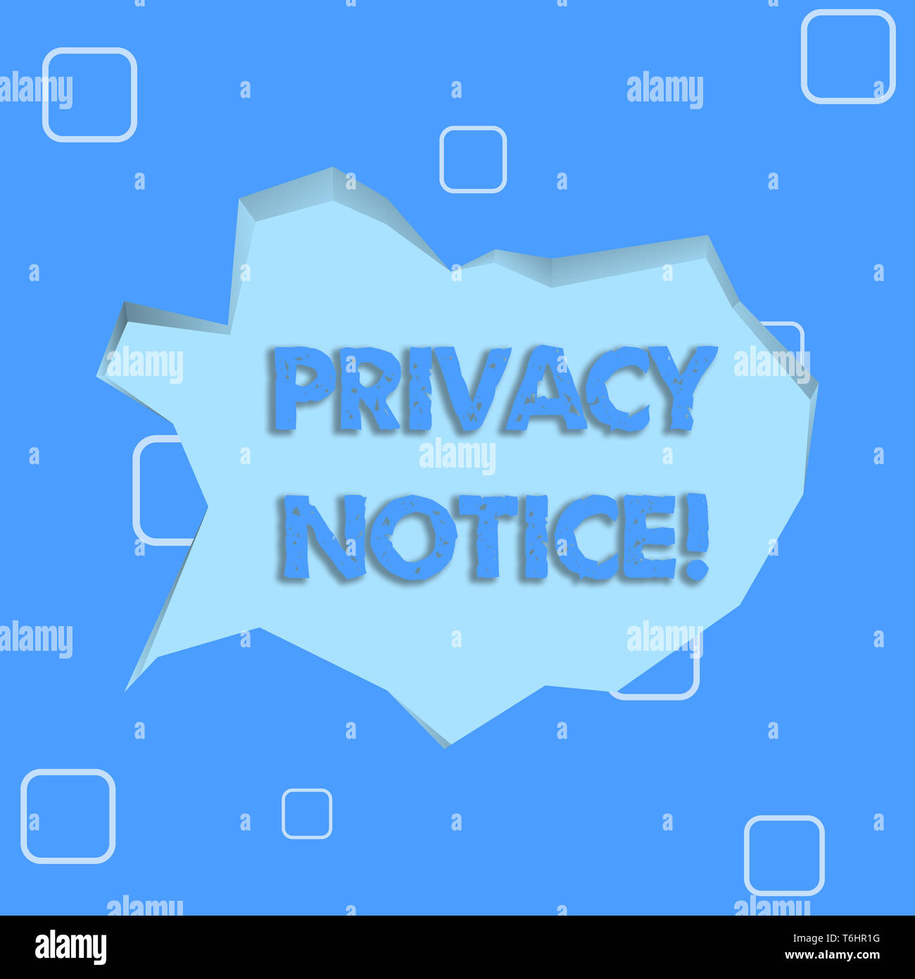 Writing note showing Privacy Notice. Business concept for fulfils a ...