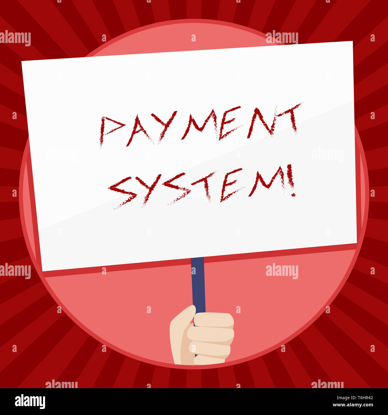 Handwriting text Payment System. Conceptual photo a system used to pay ...