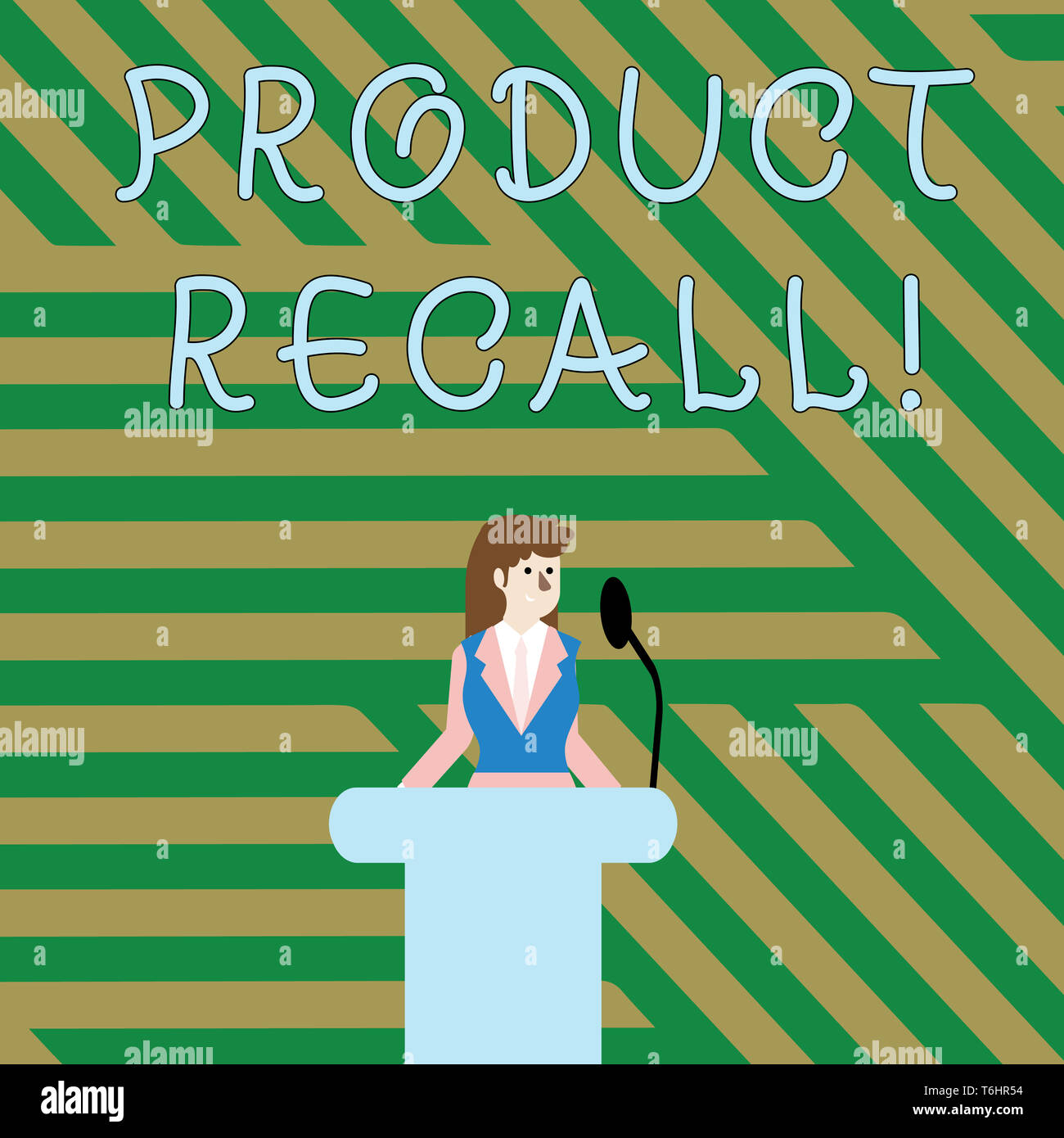 Text sign showing Product Recall. Business photo showcasing process of ...