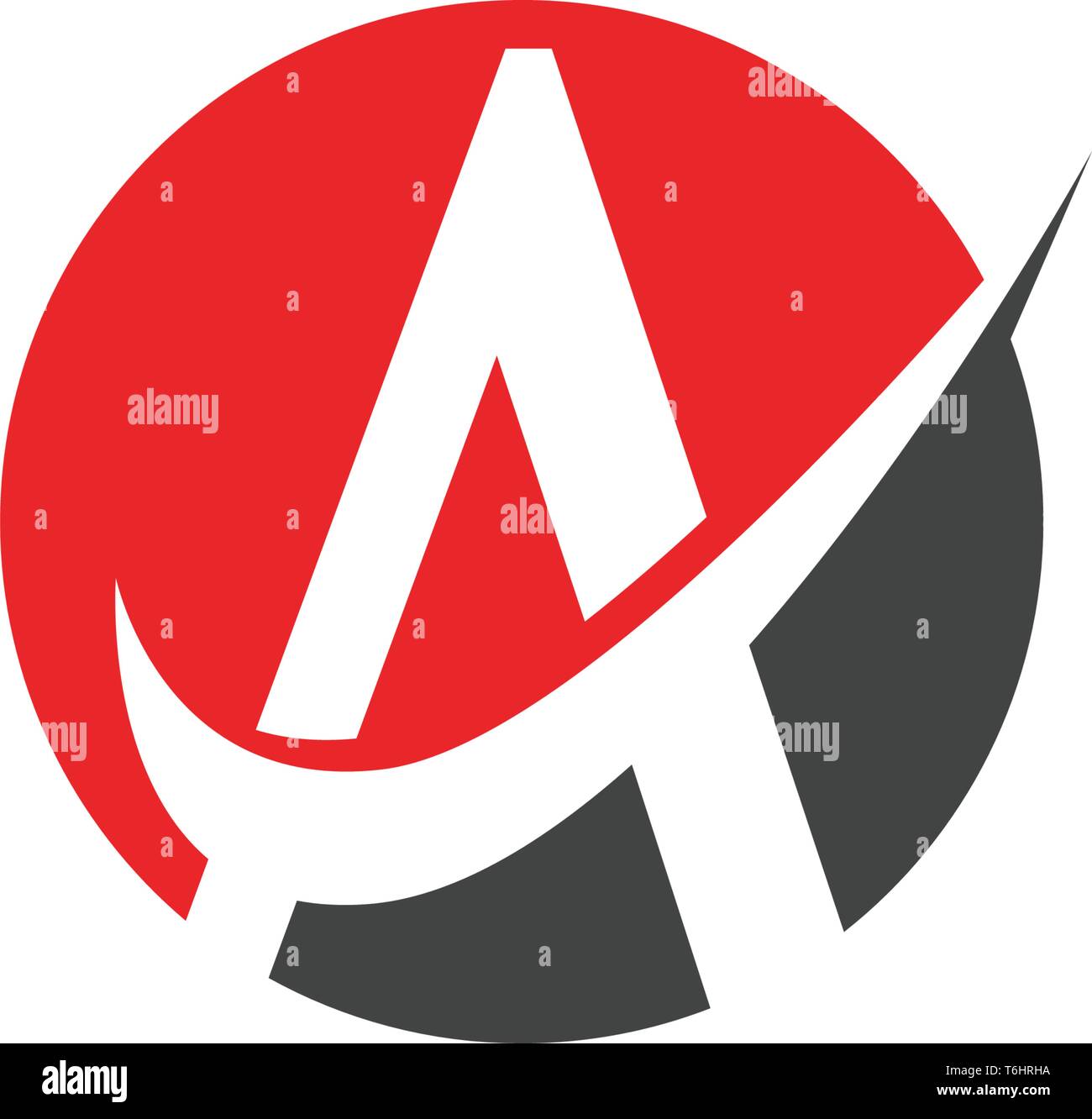 A Logo Letter Business Template Vector icon Stock Vector Image & Art ...