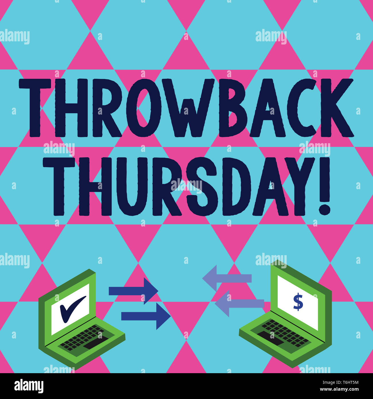 Word writing text Throwback Thursday. Business photo showcasing wistful ...