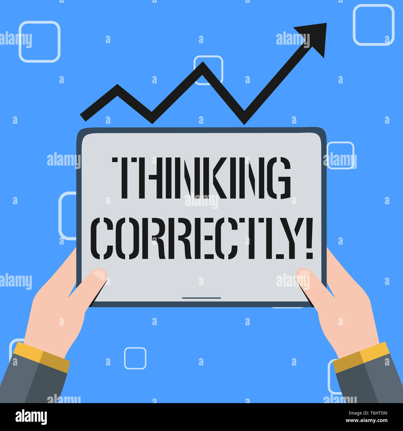 Handwriting text Thinking Correctly. Conceptual photo principle that ...