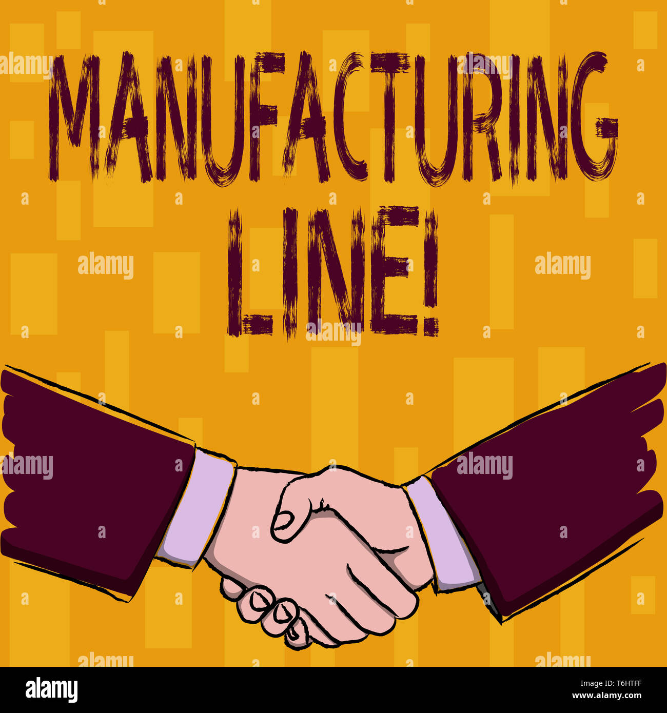 Writing note showing Manufacturing Line. Business concept for set of ...