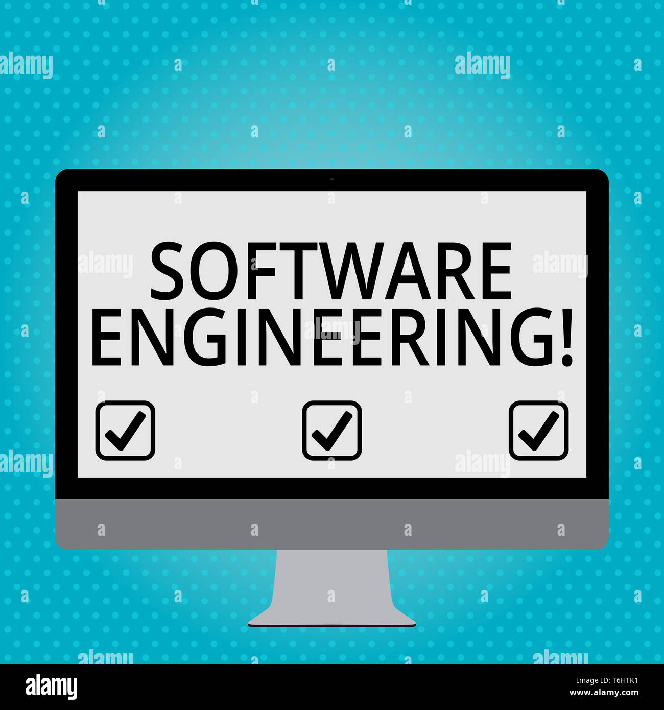 Handwriting text Software Engineering. Conceptual photo apply ...