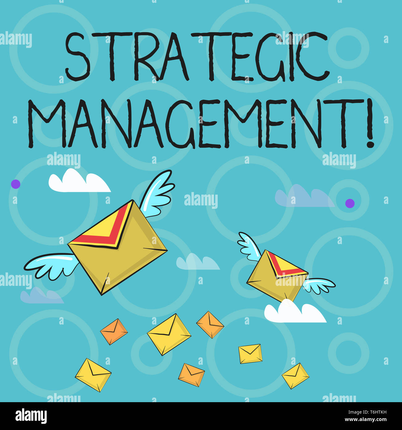 Conceptual hand writing showing Strategic Management. Concept meaning ...